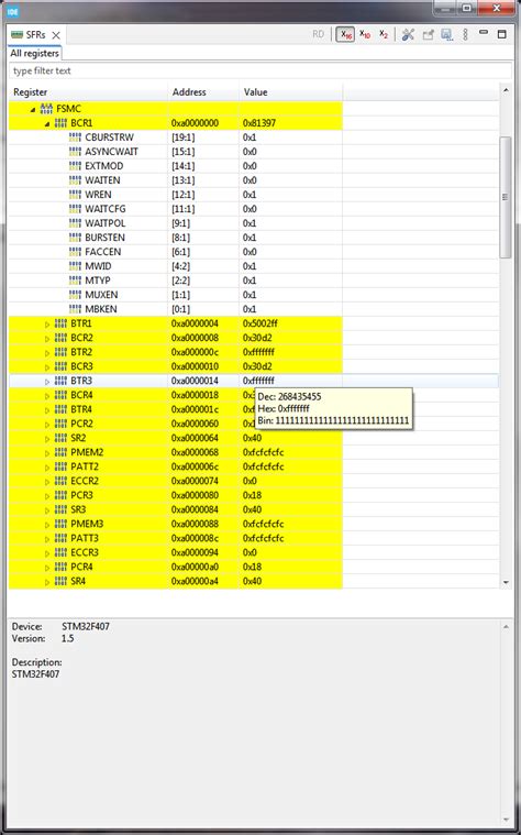 Setting The F407 Fsmc Waitsignalpolarity Default V