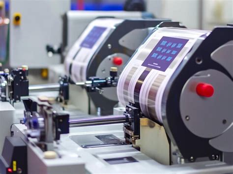 New Innovative Technology Of Automatic Label Printing Machine With Digital Control Panel