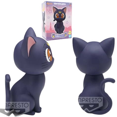 Banpresto Sofvimates Pretty Guardian Sailor Moon Luna Statue 15cm
