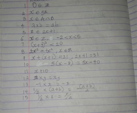 solved activity 3 translate each sentence using mathematical symbols
