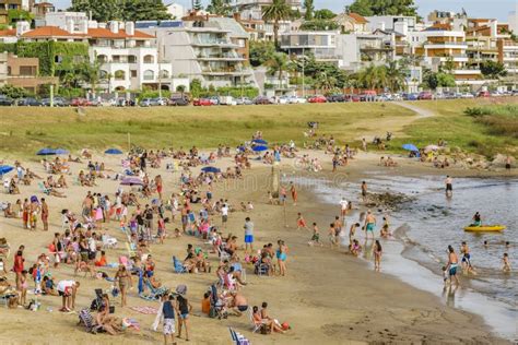 Aerial View Montevideo Beach Uruguay Editorial Stock Image Image Of