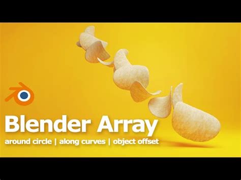 Blender Array Modifier - Circle, Along Curve, and Object Offset