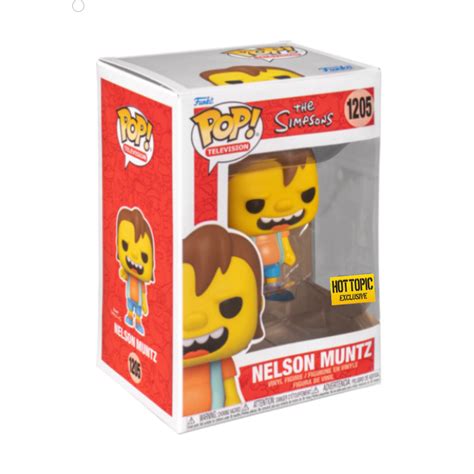 Funko Pop Animation The Simpsons Nelson Muntz Pop Vinyl Unique