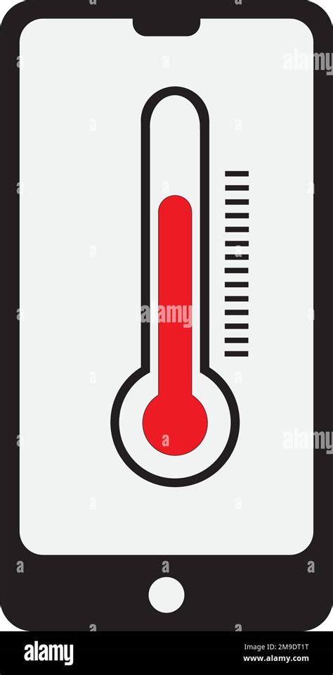 Temperature Scan Screen Logo Vector Stock Vector Image And Art Alamy