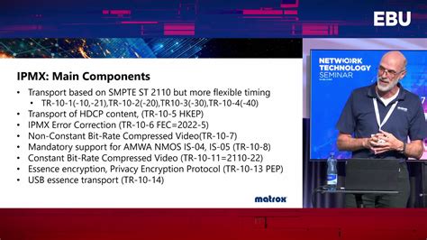Ipmx For Broadcasters Ebu Technology And Innovation