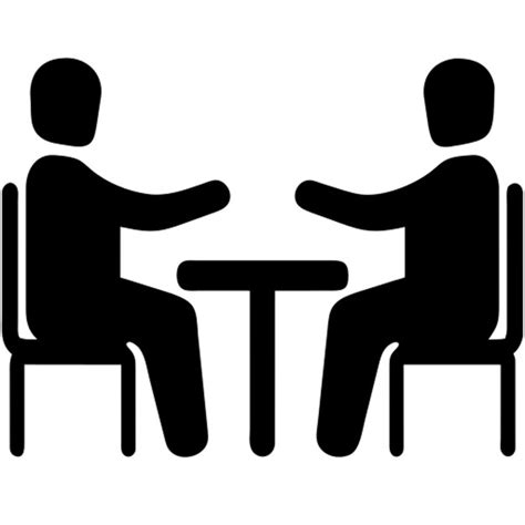 Premium Vector Negotiation Icon Pictogram