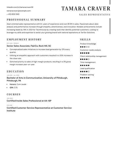 How To Write A Sales Resume In 2023 W Examples And Tips