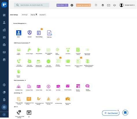 Recruit Crm Admin Settings Page Figma