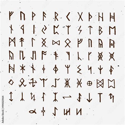 Runic Alphabet Runic Alphabet Viking Runes Alphabet