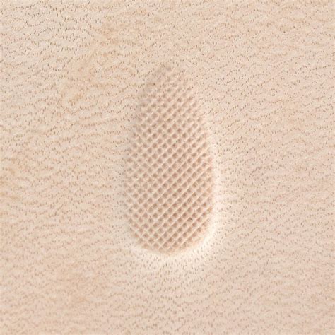 Pear Shaders Checked Leather Stamping Tool Multiple Sizes