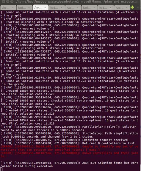 Unable To Identify Any Set Of Controllers That Can Actuate The Specified Joints Known