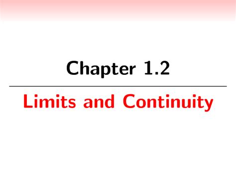 Solution Limits And Continuity Of Functions Of Several Variables