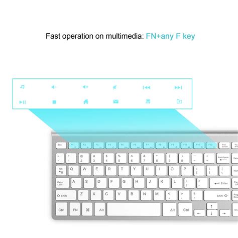 J Joyaccess Beyaz Ergonomik Wireless Klavye Ve Mouse 11279