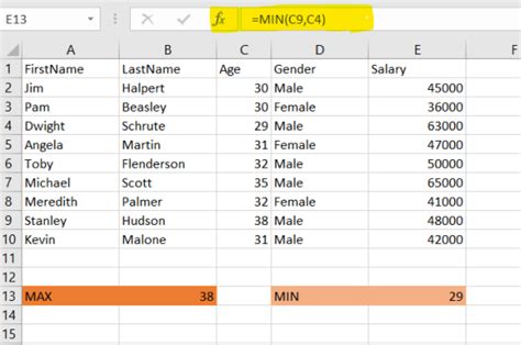 20个常用函数——用excel做数据分析 Data Application Lab