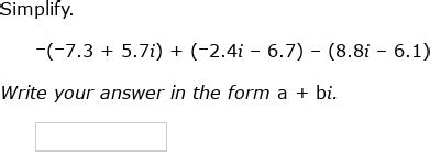 IXL Add And Subtract Complex Numbers Grade Maths Practice