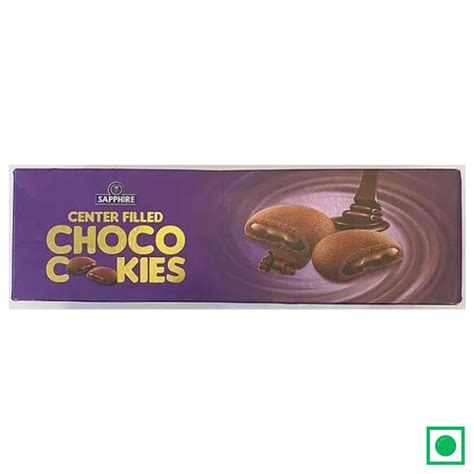 Sapphire Center Filled Choco Cookies 112 5g Pack Of 9 Remkart
