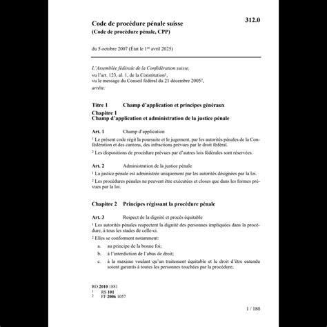 Code De Procédure Pénale Cpp Teil 3