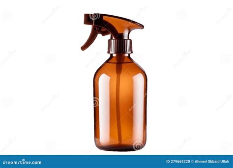 Amber Brown Blank Plastic Trigger Sprayer For Detergent Generative Ai