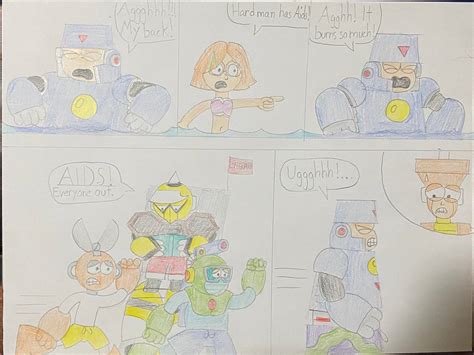 Hard man on the slide ( part 2) by protoman17 on DeviantArt