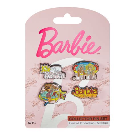 Barbie Comic Enamel Pin Set Jgt86 Barbiepedia