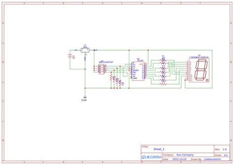 BCD To Segment Display OSHWLab