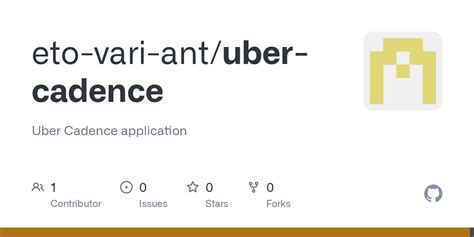 Github Eto Vari Antuber Cadence Uber Cadence Application