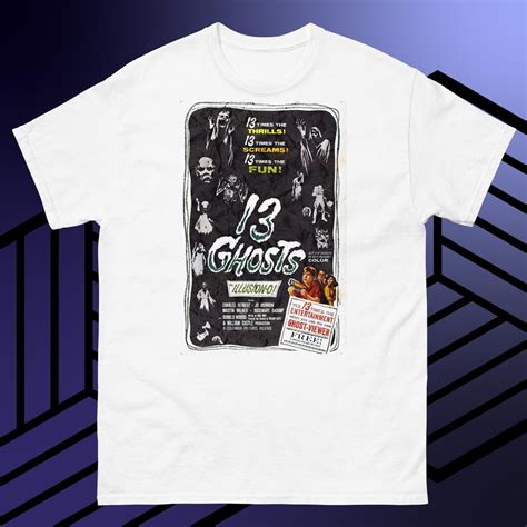 Horror Movie T Shirt Of Ghost Shirt Of Classic Horror Film Poster Shirt