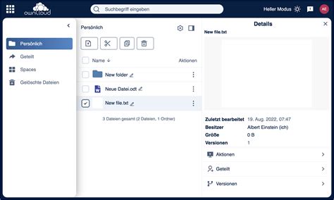 sidebar content floats out of the screen · issue 7498 · owncloud web
