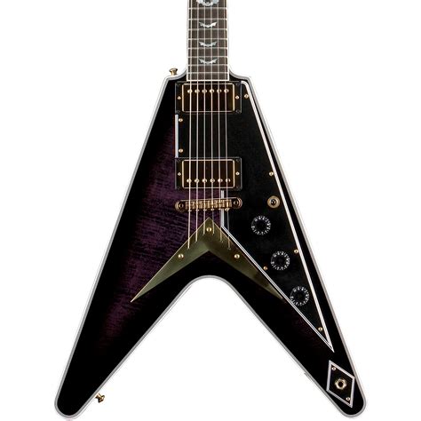 Gibson Custom Flying V Custom Bats In Flight Electric Guitar Music