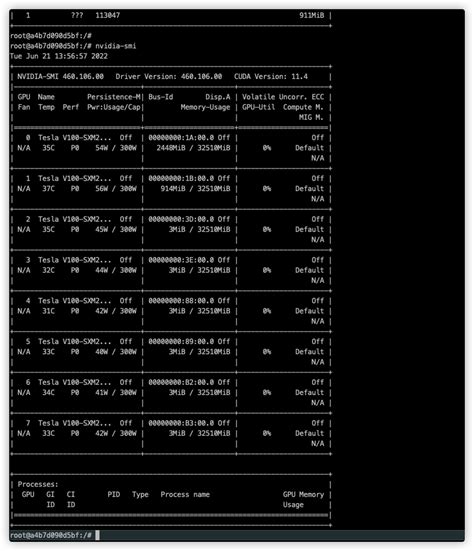问题已处理 Nvidia Smi命令获取不到自身容器的gpu进程和外部的gpu进程号 源码巴士