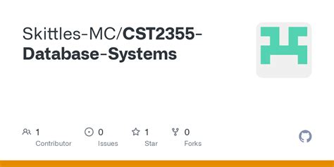 Github Skittles Mccst2355 Database Systems