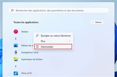 Désinstaller Un Logiciel Ou Application Sur Windows 11
