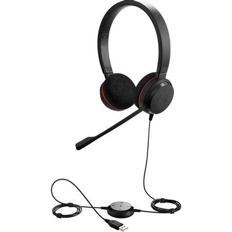 Jabra Evolve Uc Stereo Wired Headset Music Headphones Whtyri