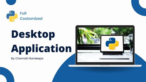 develop custom desktop software with modern user interface by chamath