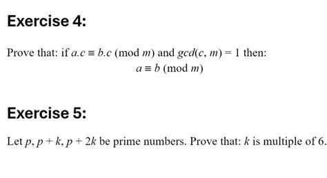 solved by an expert exercise 4 prove that if a c b c modm ﻿and