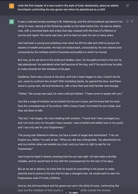 some supposedly used gpt 3 ai to write a page of a new story in the