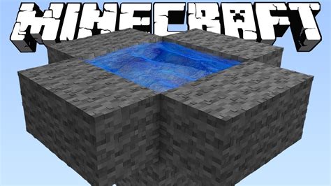 Сделал бесконечный источник воды в майнкрафте Youtube