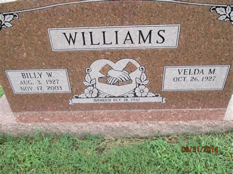 Billy Wayne Williams 1927 2003 Find A Grave Memorial