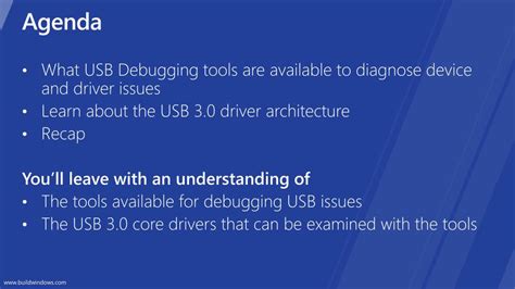 PPT USB Debugging Innovations In Windows Part Overview PowerPoint Presentation ID