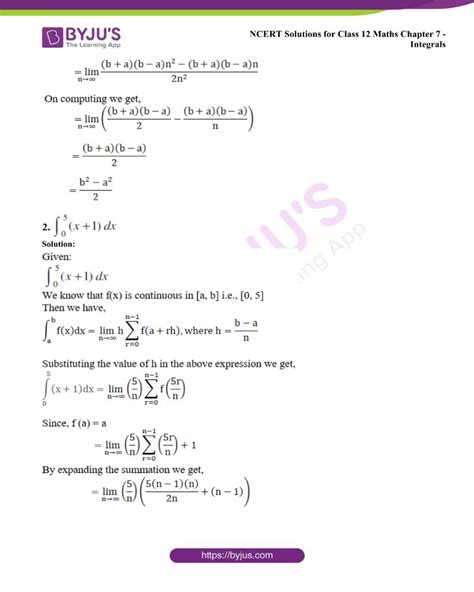 Ncert Solutions For Class 12 Maths Chapter 7 Integrals Exercise 7 8 Click Here To Download