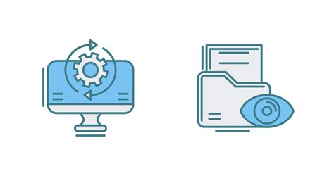 Synchronization And Data Visualization Icon 32789878 Vector Art At Vecteezy
