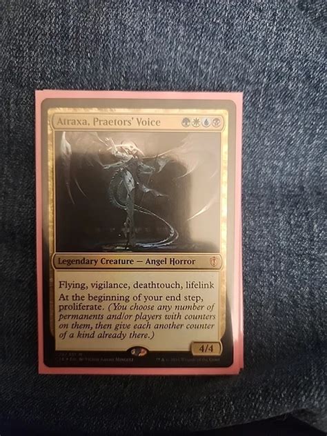 Mtg Atraxa Praetors Voice Commander 2016 028351 Feuille Mythique Eur