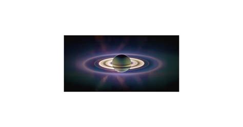 Solar Eclipse Of Saturn From Cassini Spacecraft Photo Print Zazzle