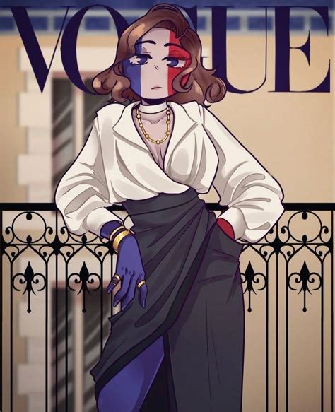 Female France Countryhumans