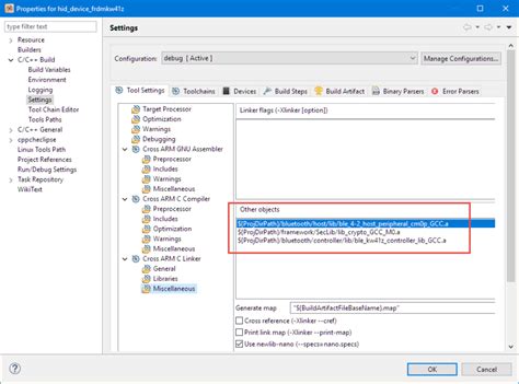 Other Linker Objects Mcu On Eclipse