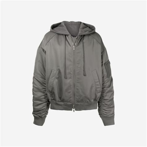 준지 후드 Ma 1 점퍼 그레이 21ss Juun J Kream