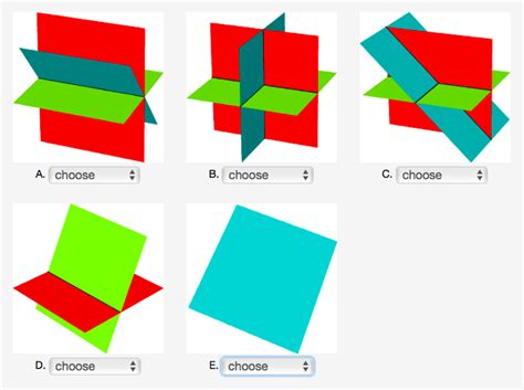 solved each graph below is the graph of a system of three