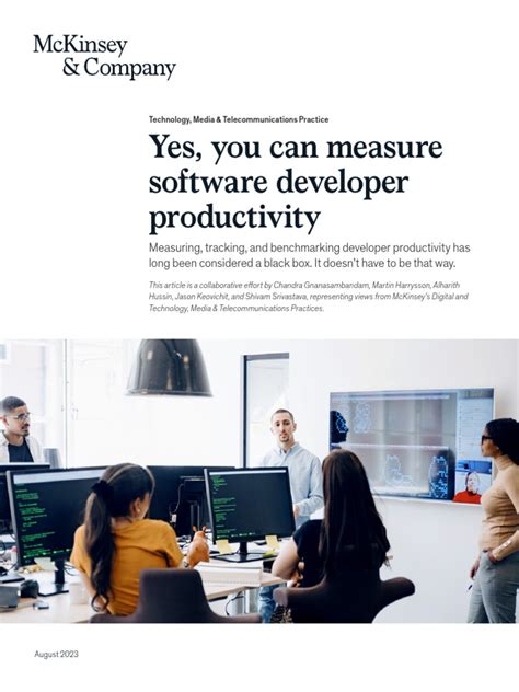 yes you can measure software developer productivity download free pdf
