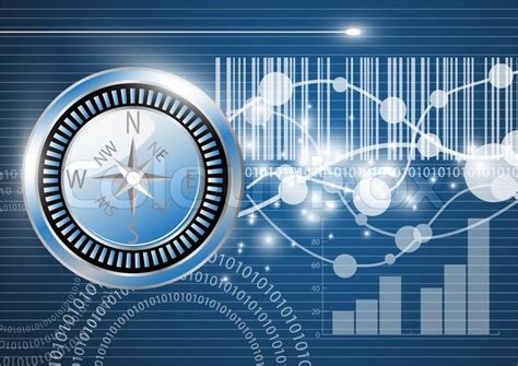 Abstract Compass And Technology Stock Vector Colourbox