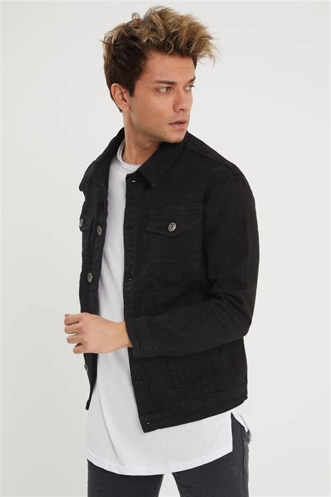 Dawrazz Erkek Siyah Kot Ceket Slim Fit Fiyatı Yorumları Trendyol
